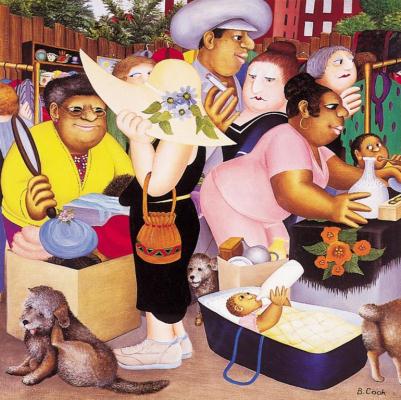 Street Market - Beryl Cook Prints