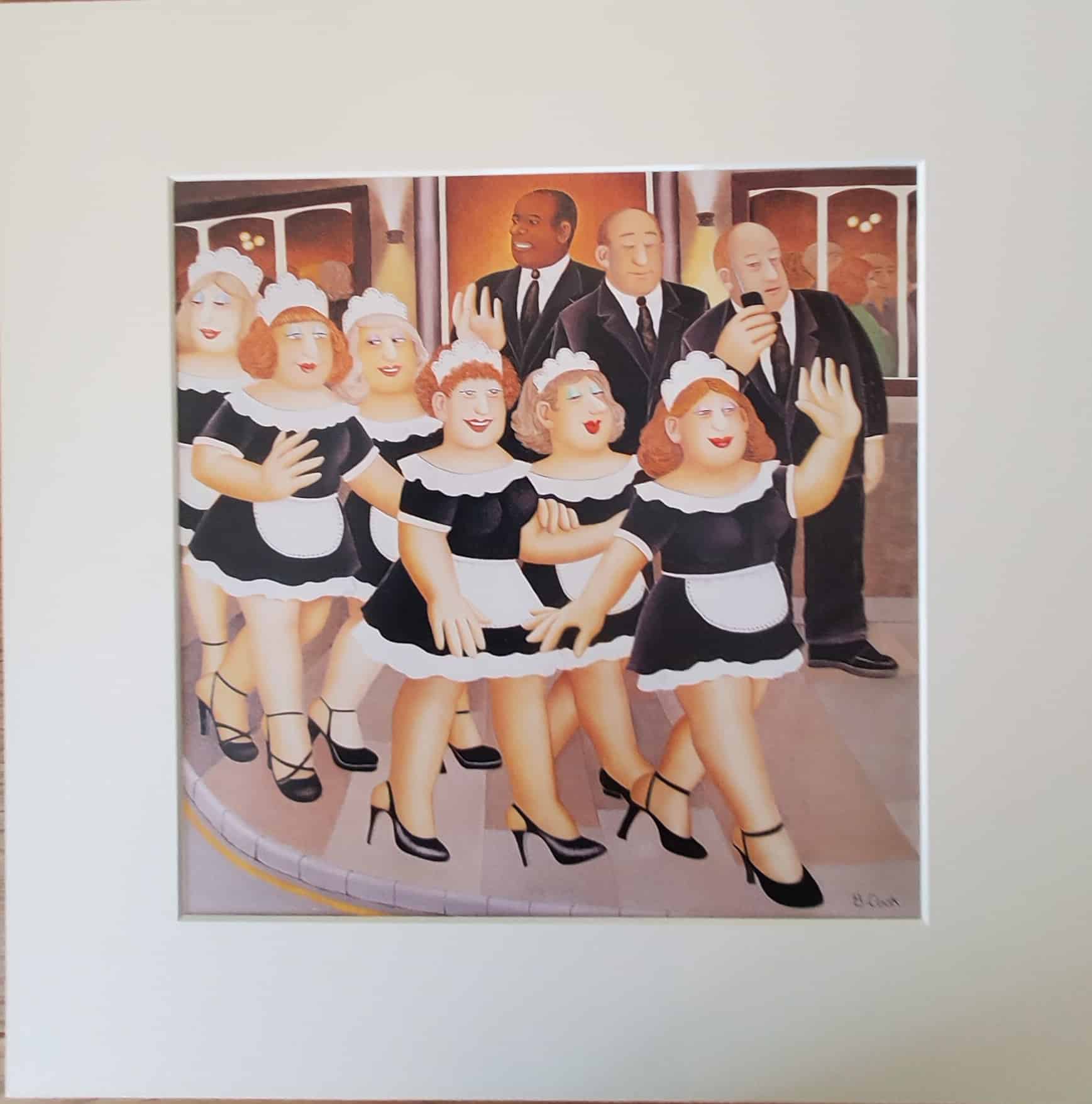 Girls Night Out Mounted Print - Beryl Cook Prints