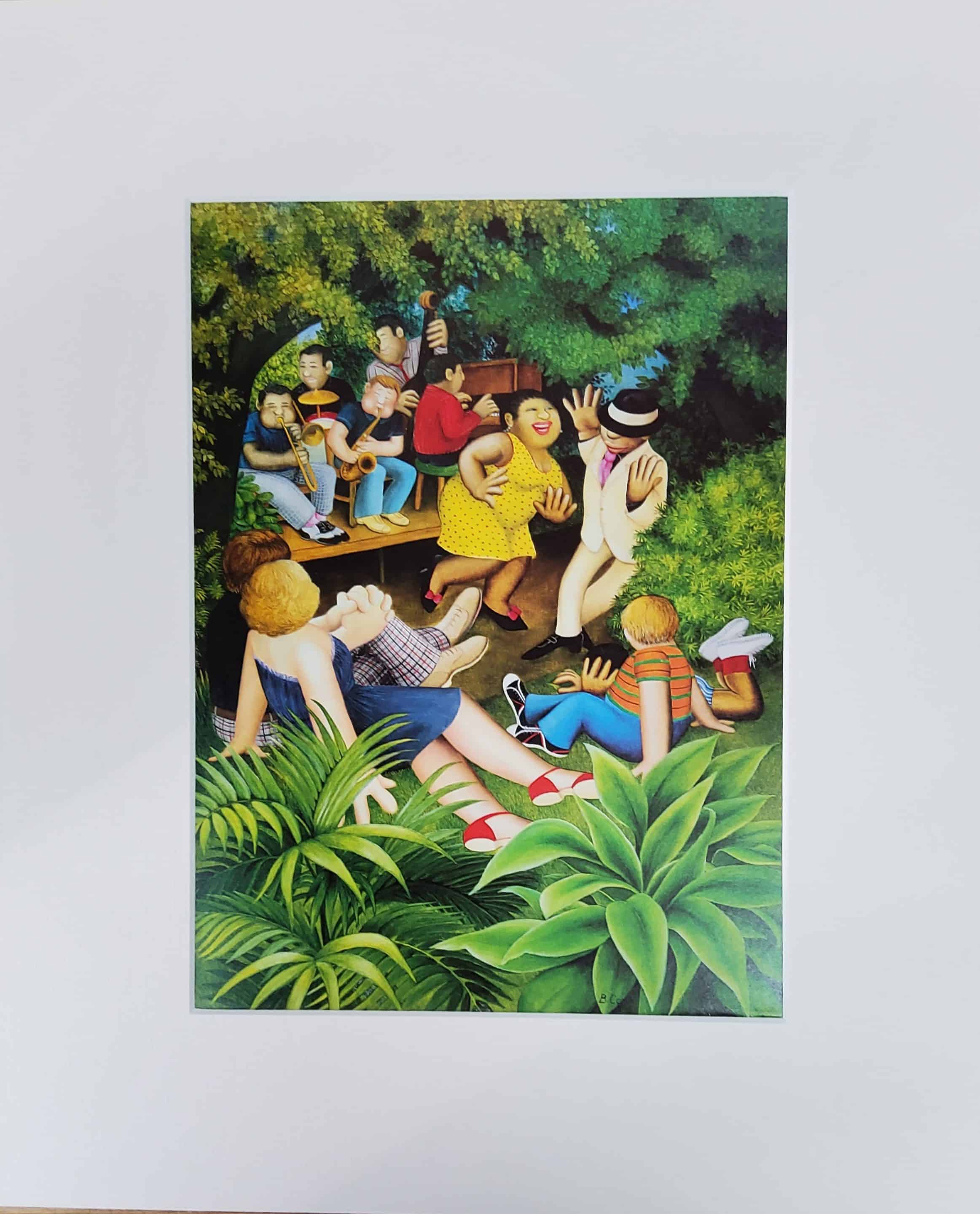 Jackson Square Mounted Print - Beryl Cook Prints