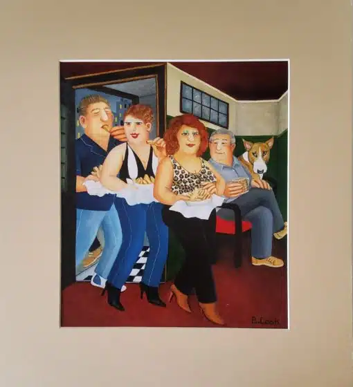 Conga Mounted Print - Beryl Cook Prints